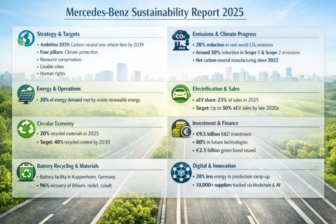 Mercedes-Benz advances sustainability with Ambition 2039, EV transition ...